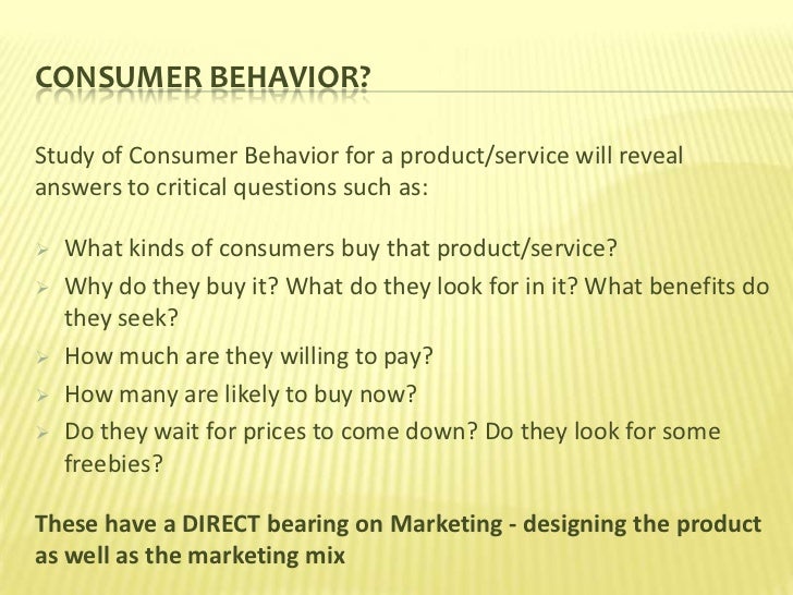 Consumer behavior _ introduction Consumer behavior _ introduction