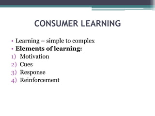 Consumer behavior unit 7 | PPT