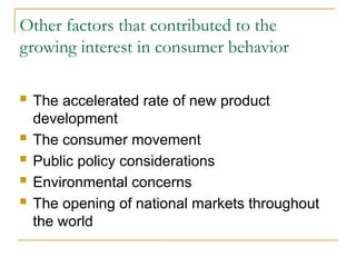 An Introduction to Consumer Behaviour practises | PPTX