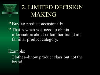 Consumer behaviour | PPT | Shopping