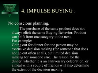 Consumer behaviour | PPT | Shopping