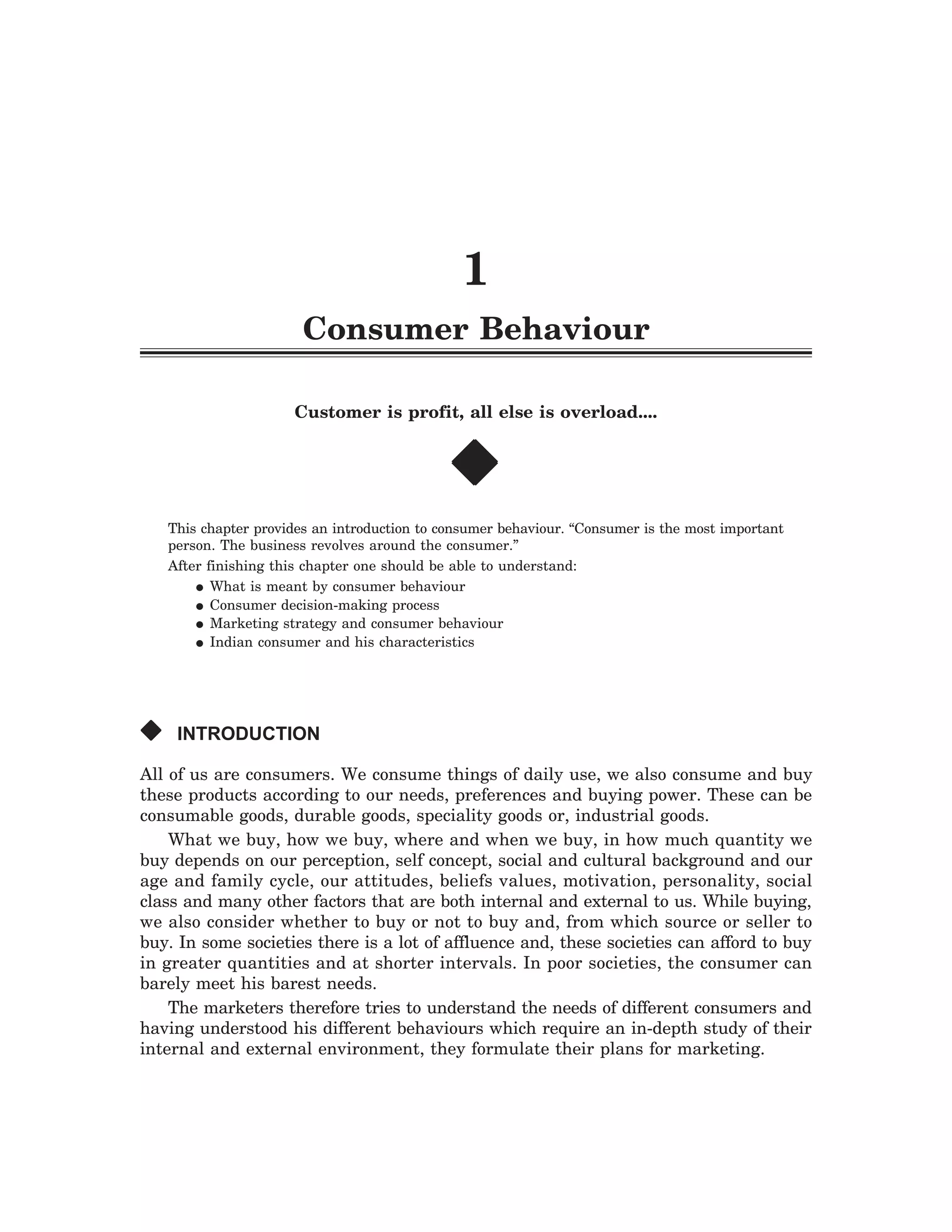 Consumer behaviour | PDF