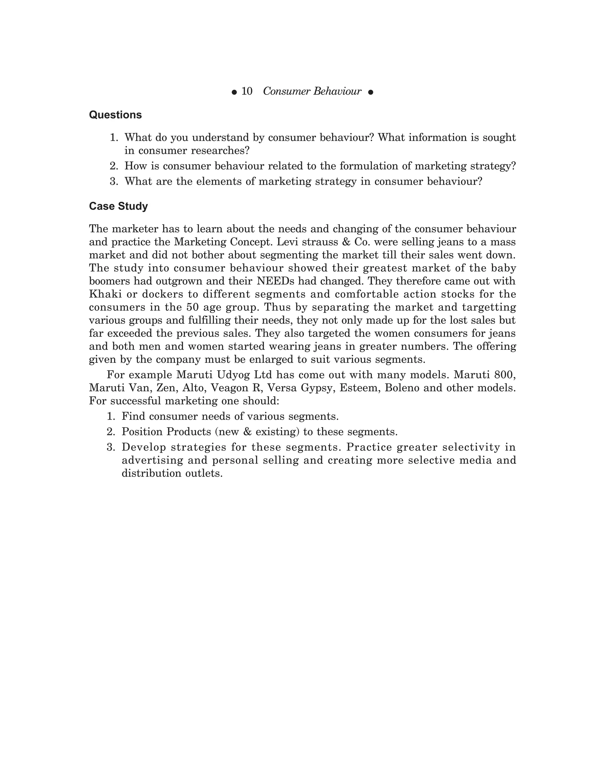 Consumer behaviour | PDF