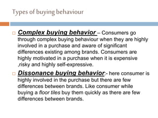 Consumer behaviour | PPTX
