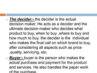 Consumer behaviour | PPTX