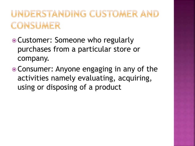 Introduction to Consumer Behaviour | PPTX | Business and Finance