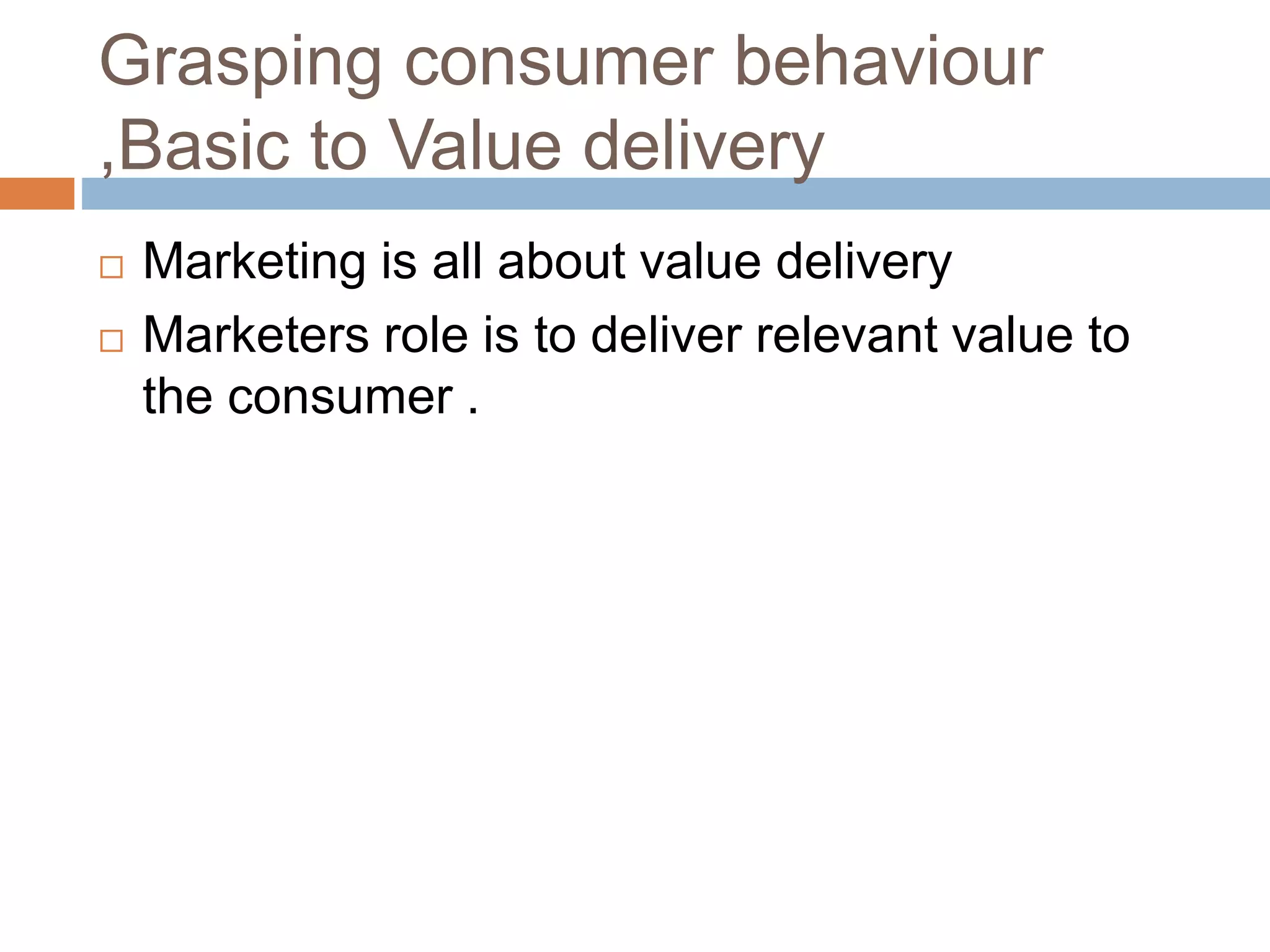 Consumer behaviour | PPTX