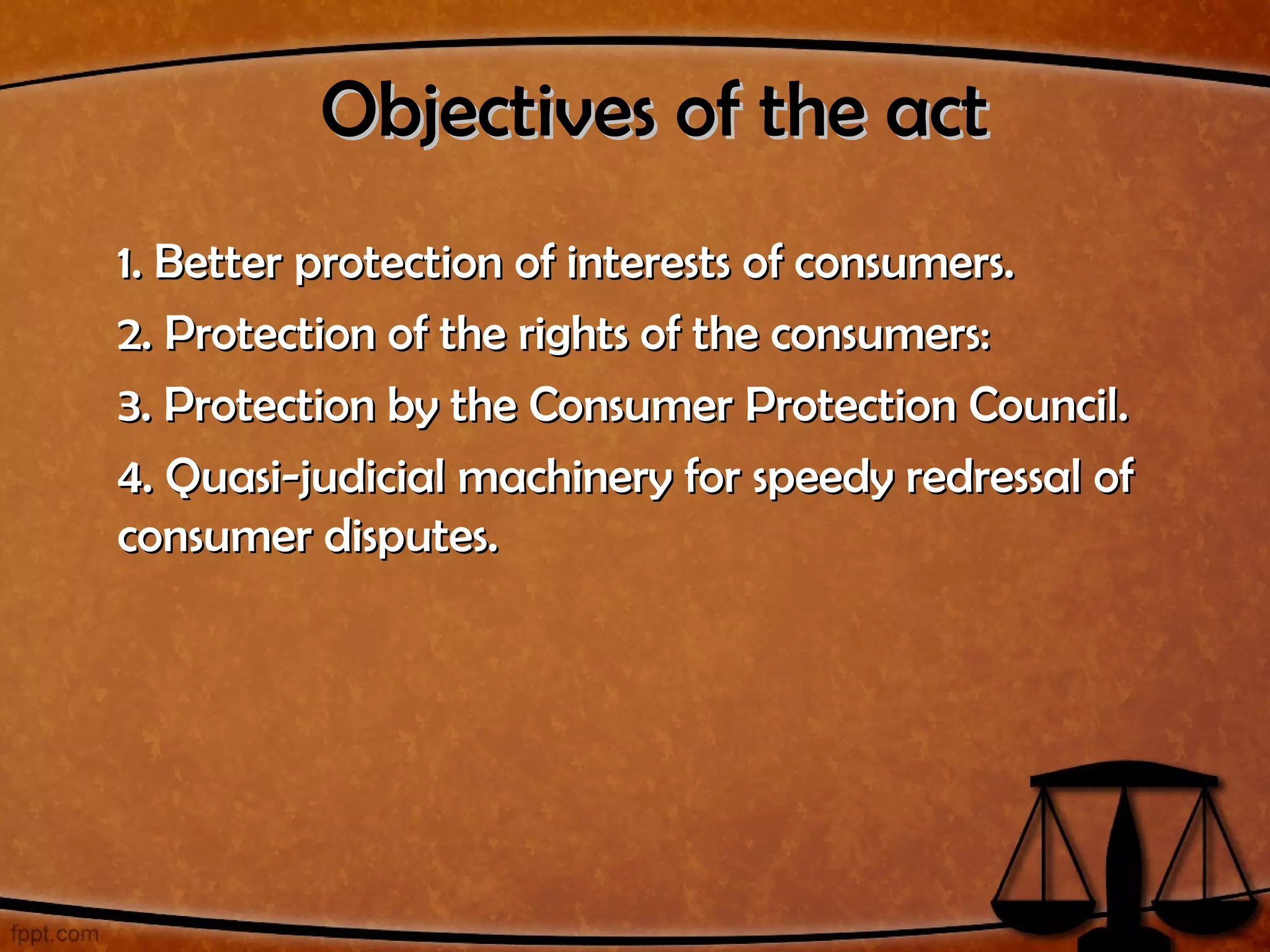 CONSUMER PROTECTION ACT | PPT