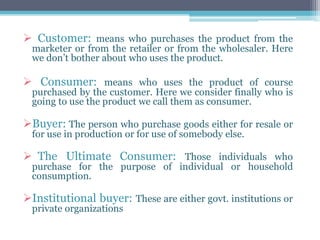 Consumer behaviour | PPTX