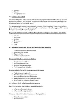 Consumer behaviour | PDF