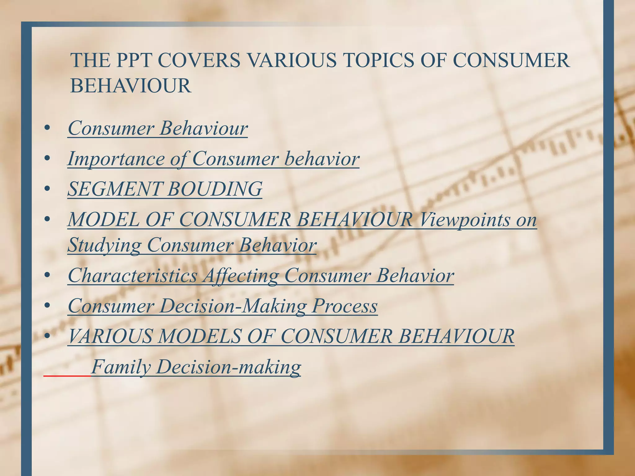 Consumer behaviour in marketing . | PPTX
