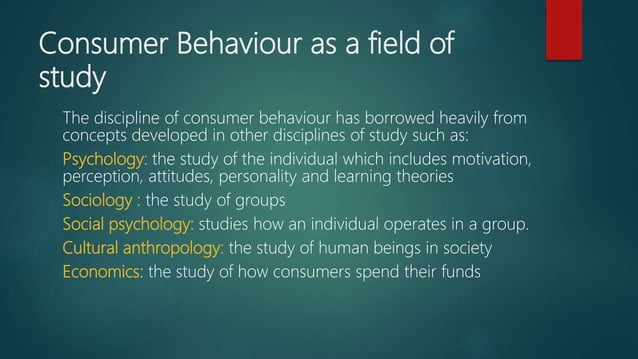 Consumer Behavior | PPT
