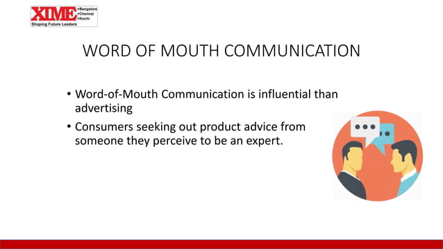 Consumer behaviour: Word of Mouth Communication | PPT