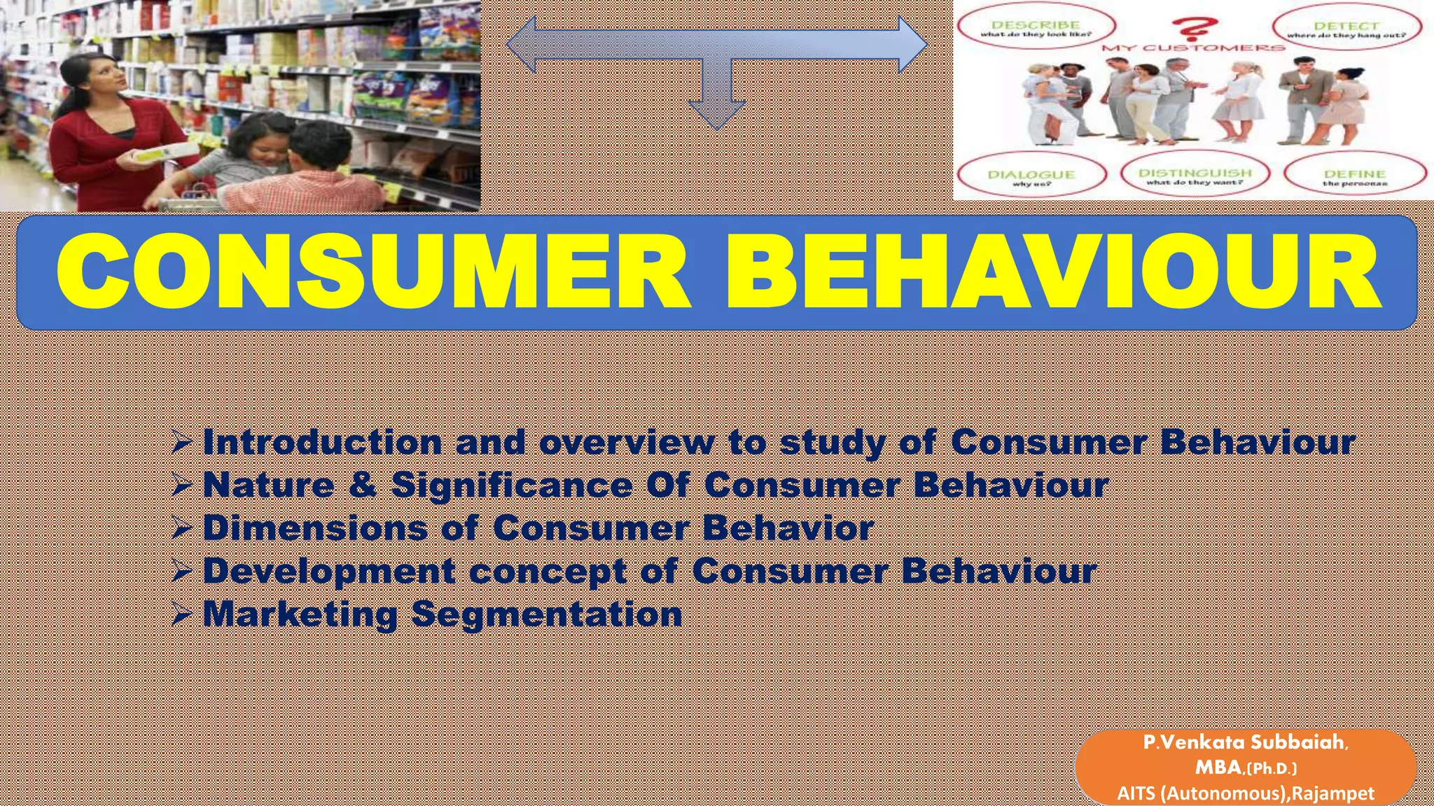 Consumer behaviour-Introduction,Types,Significance of consumer ...