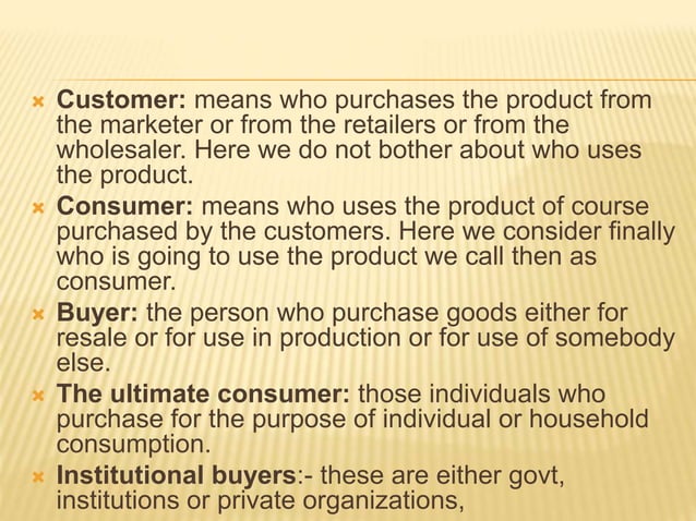cONSUMER bEHAVIOUR.pptx | Business | Business and Finance