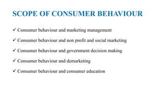 CONSUMER BEHAVIOUR and Perception towards buying products | PPTX