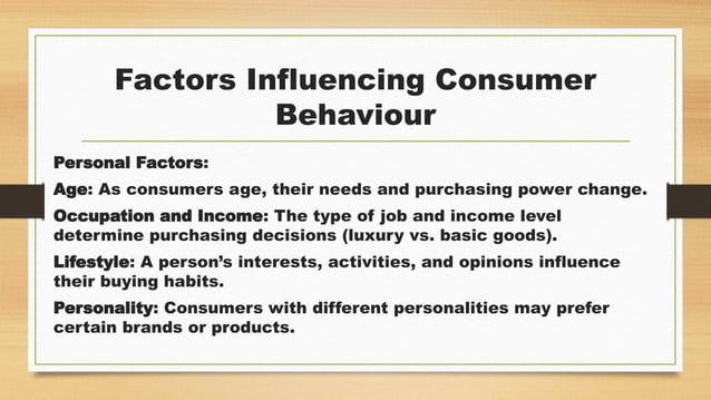 Consumer Behaviour,Needs,factors influencing consumer behaviour.pptx