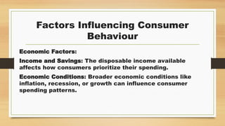 Consumer Behaviour,Needs,factors influencing consumer behaviour.pptx