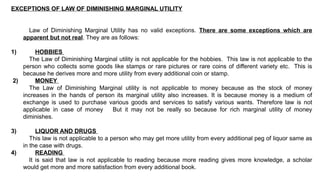 Utility and its Types. Law of DMU with Assumptions | PPTX