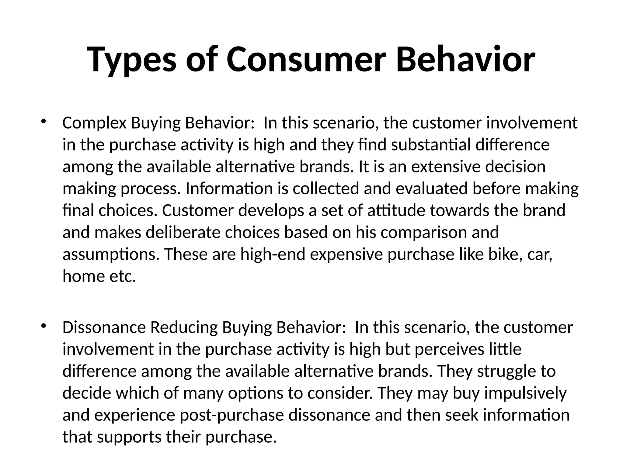 Consumer Behaviou: Meaning and its types | PPTX