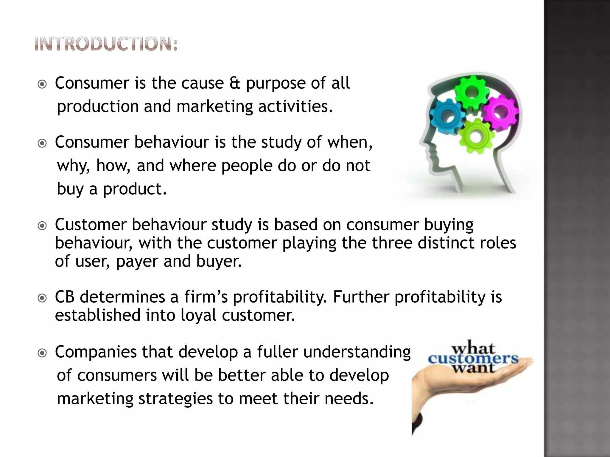Consumer behaviour internal factors | PPTX