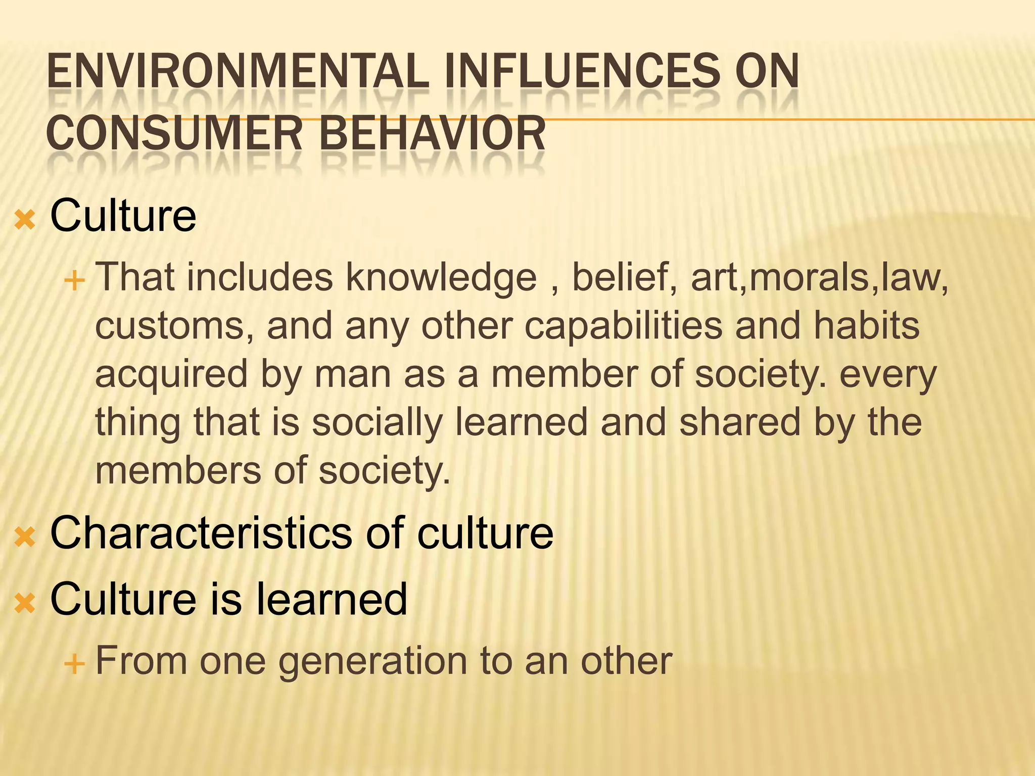 Consumer Behaviour | PPTX