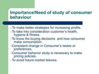 Consumer behaviour | PPT