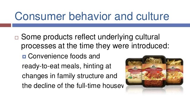 Consumer behaviour and culture