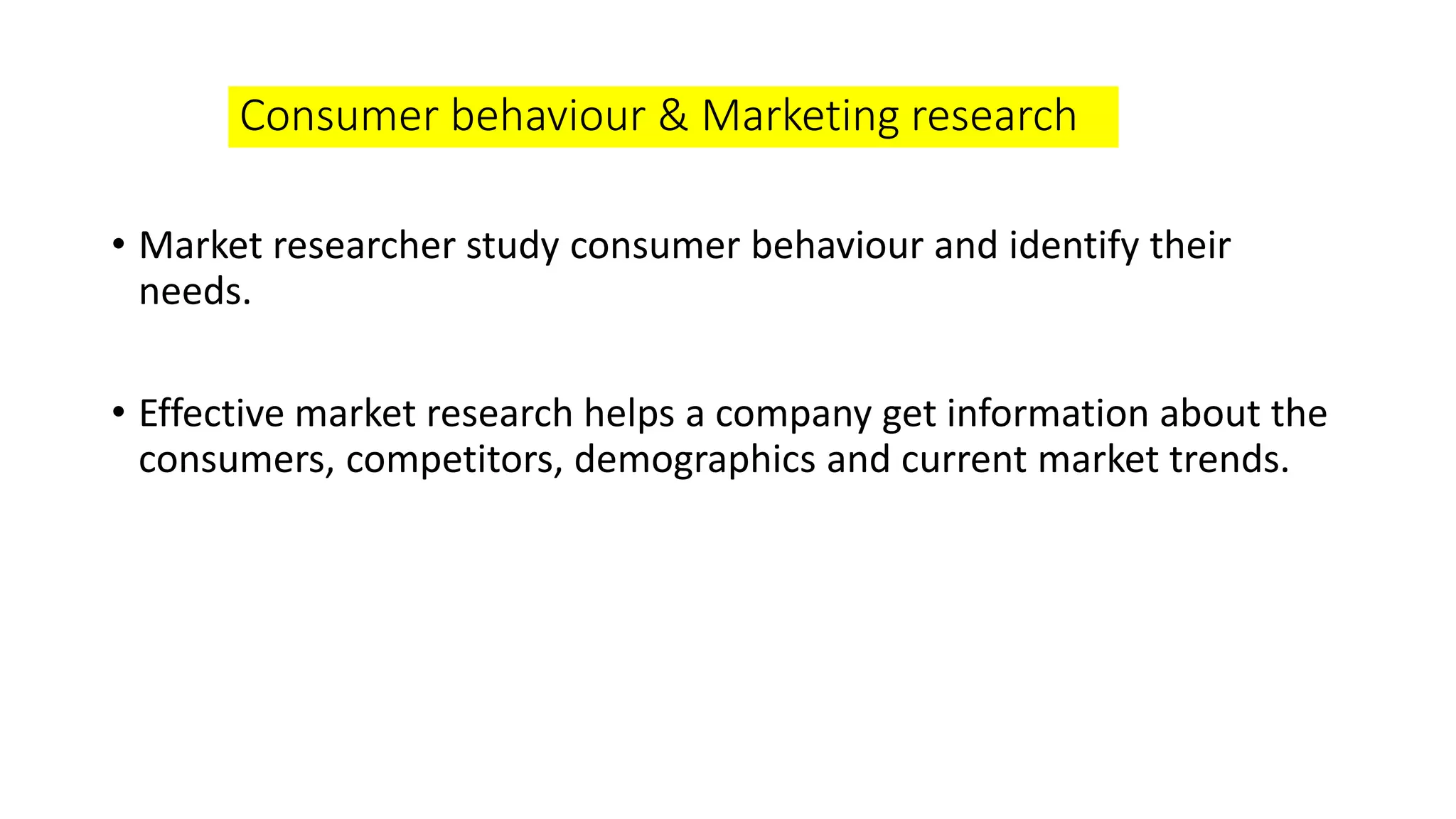 Consumer behaviour and marketing concept | PPTX
