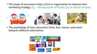 Consumer behaviour and marketing concept | PPTX