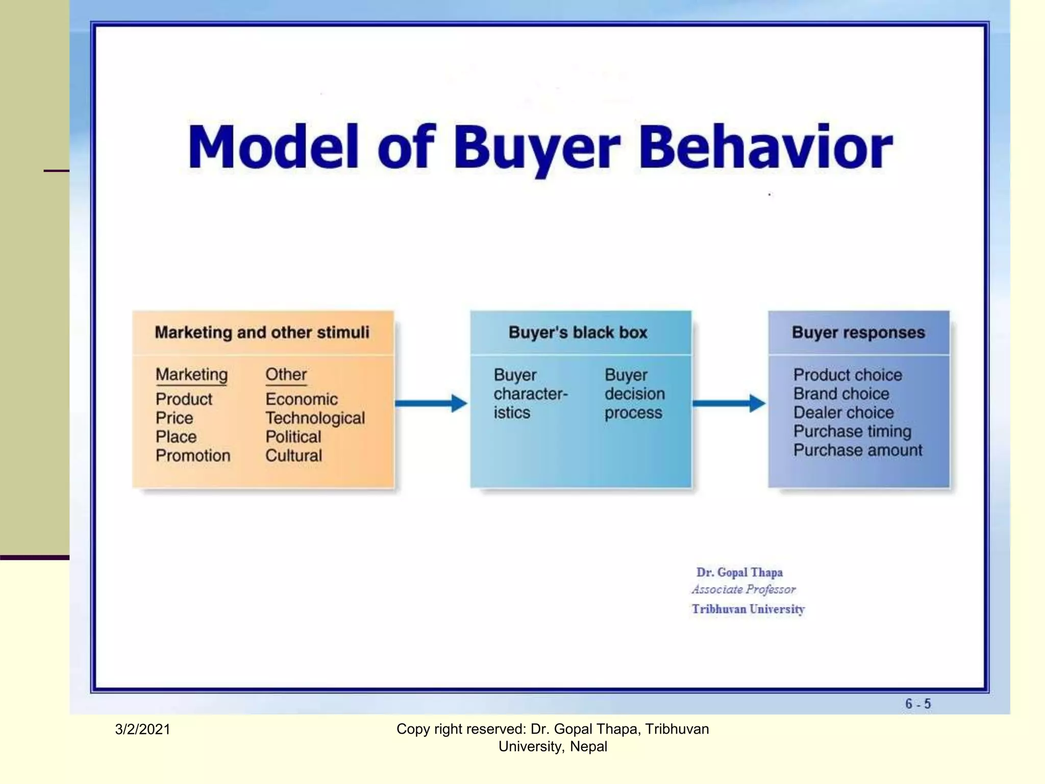 Buyers Behavior | PPT