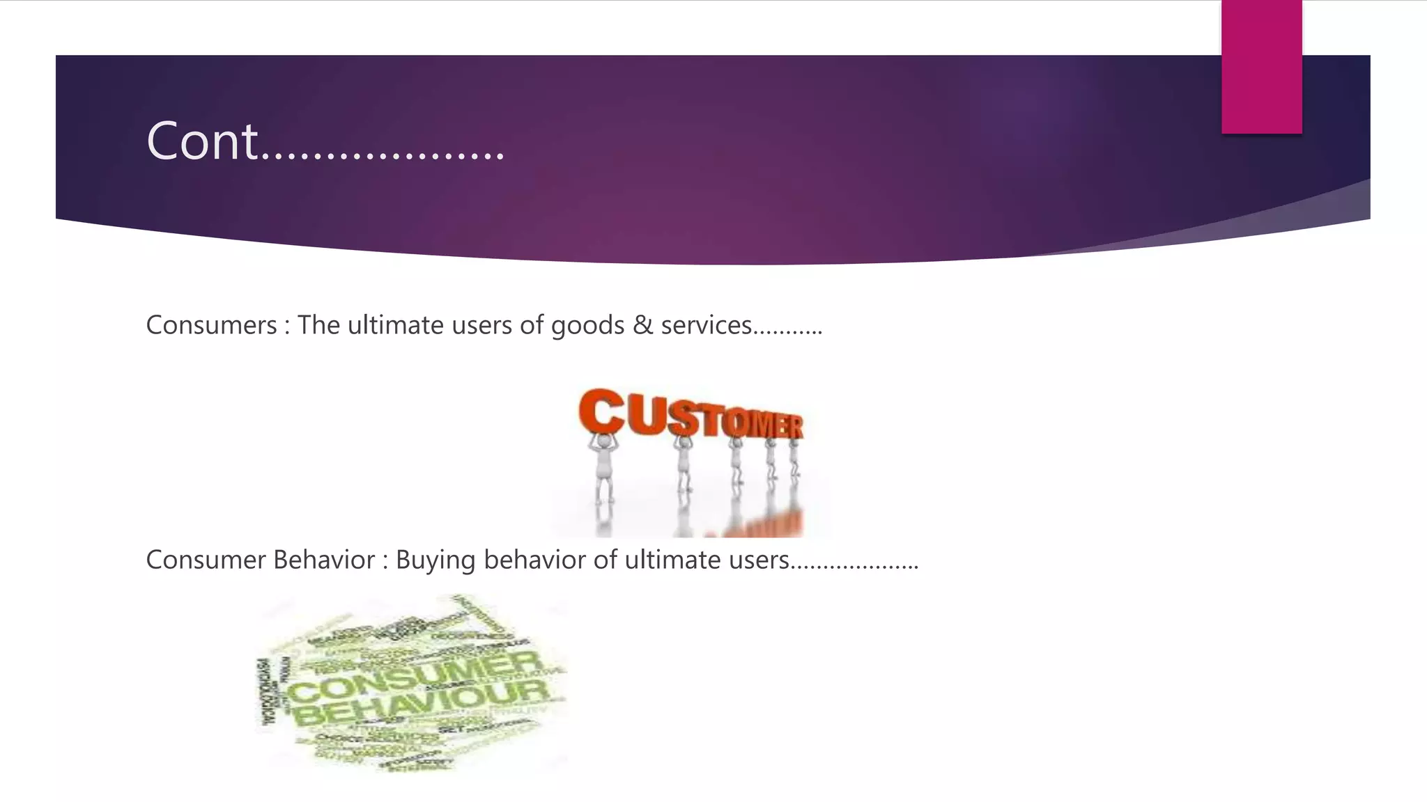 Consumer behaviour application | PPTX