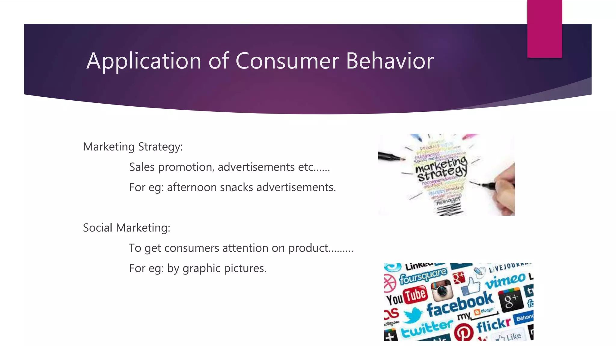 Consumer behaviour application | PPTX