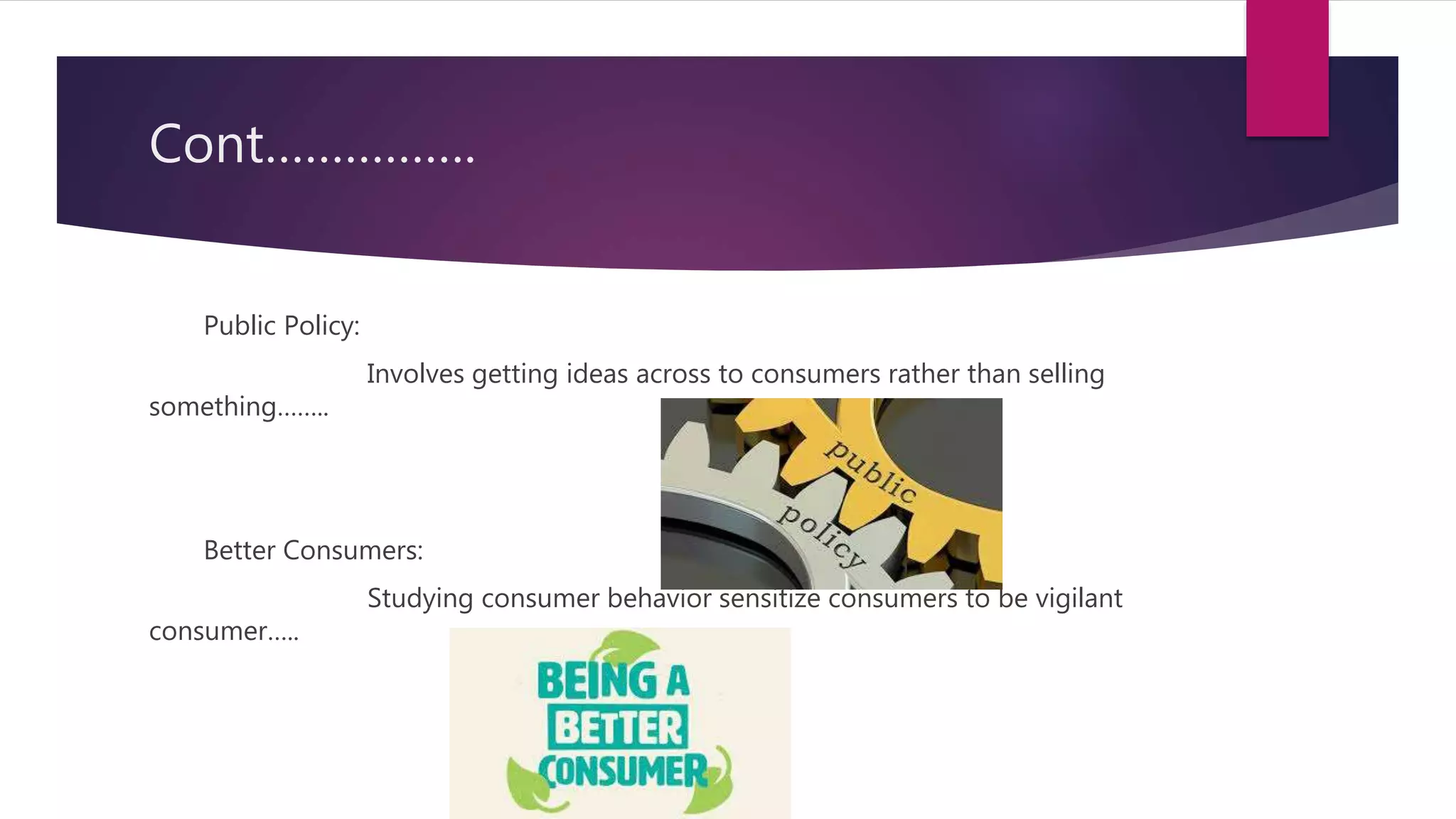 Consumer behaviour application | PPTX