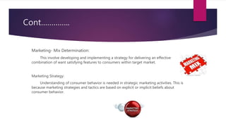 Consumer behaviour application | PPTX