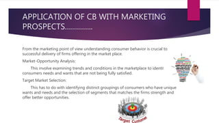 Consumer behaviour application | PPTX