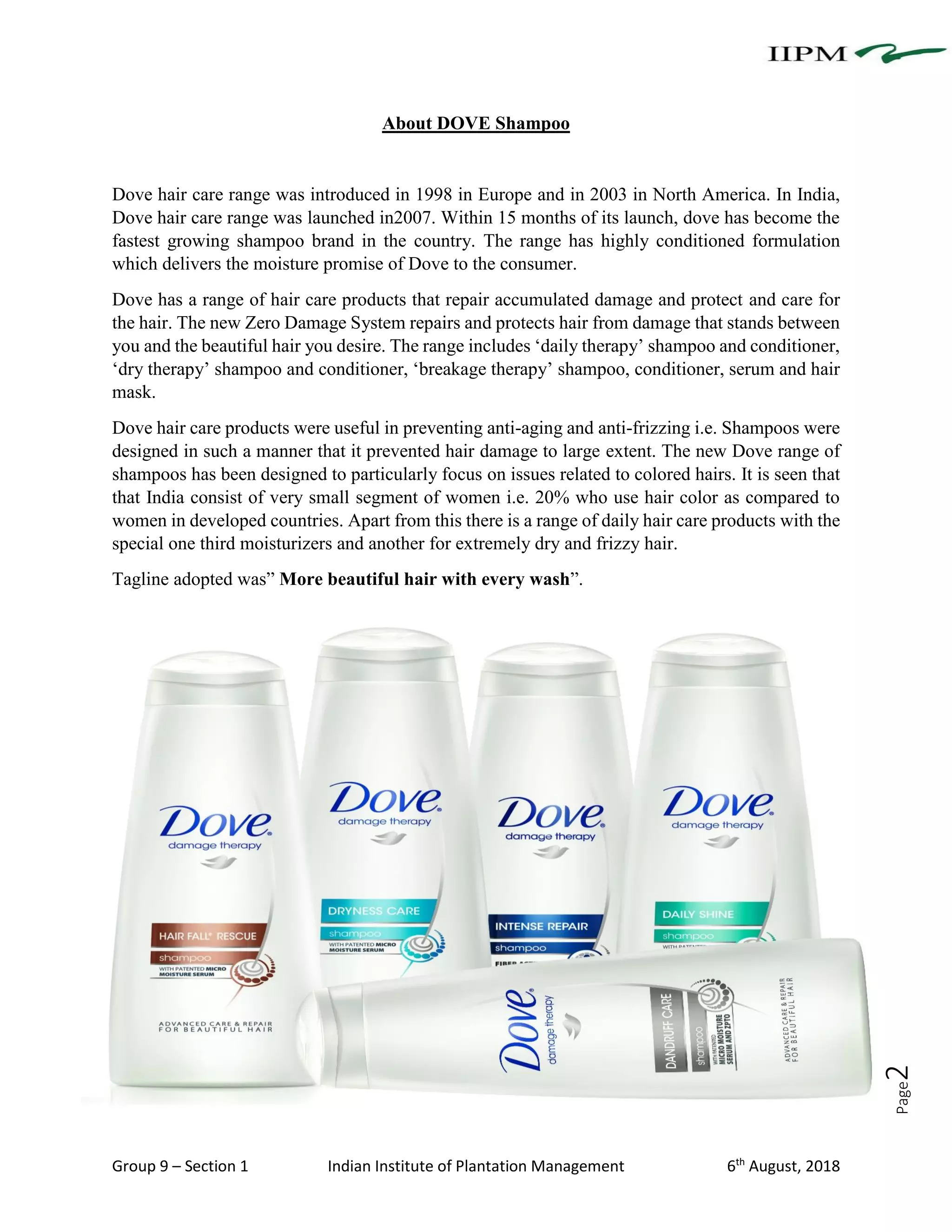Case Study - Dove Hair Care (Western Influence, indian Values ...