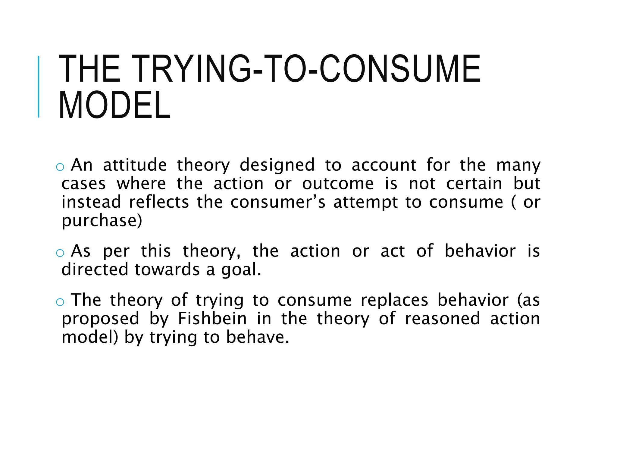 Consumer attitude towards consumer behaviour | PPTX