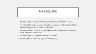 YSL X MAYBELLINE | PPT