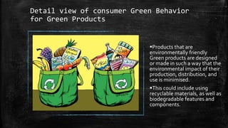 Consumer Behaviour for Green Products.pptx