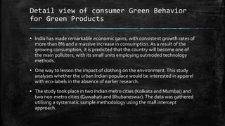 Consumer Behaviour for Green Products.pptx