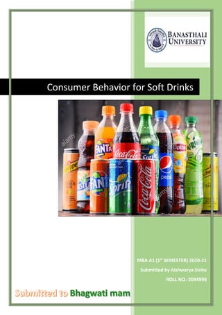 Consumer behaviour for soft drinks | PDF