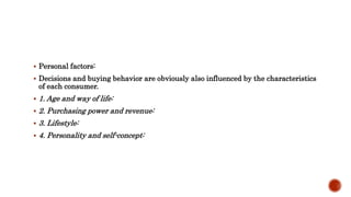 Consumer behaviour in retail business | PPTX