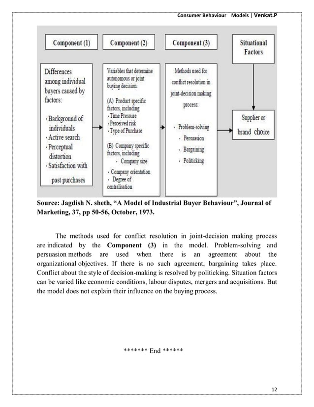 Consumer Behaviour Models_E Notes | PDF
