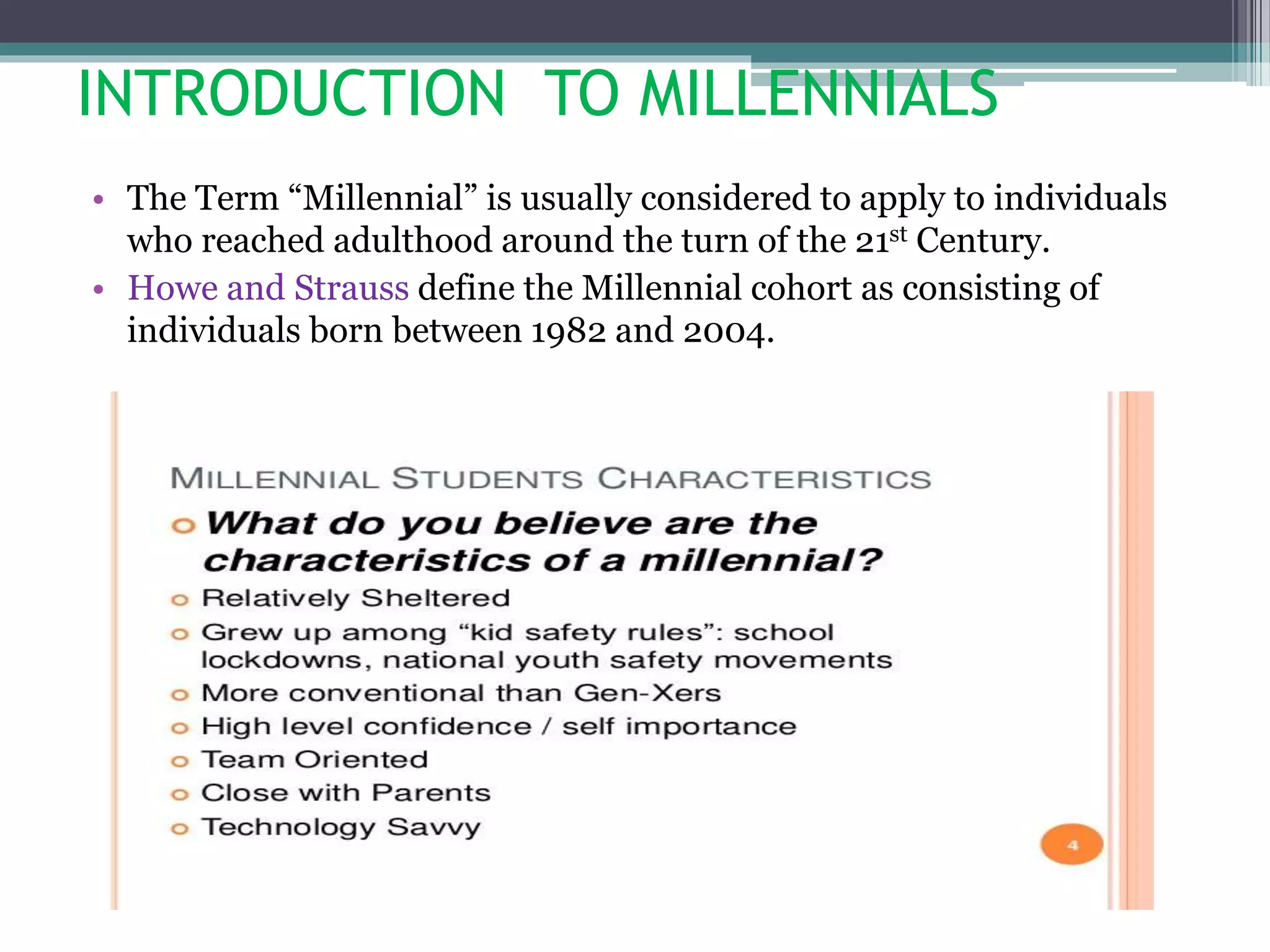Consumer behaviour of millennials | PPTX
