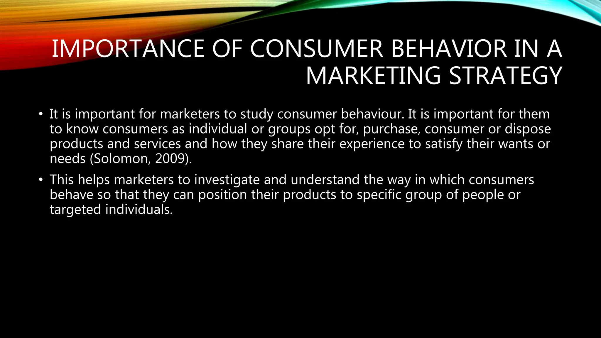 Consumer behaviour ppt | PPTX