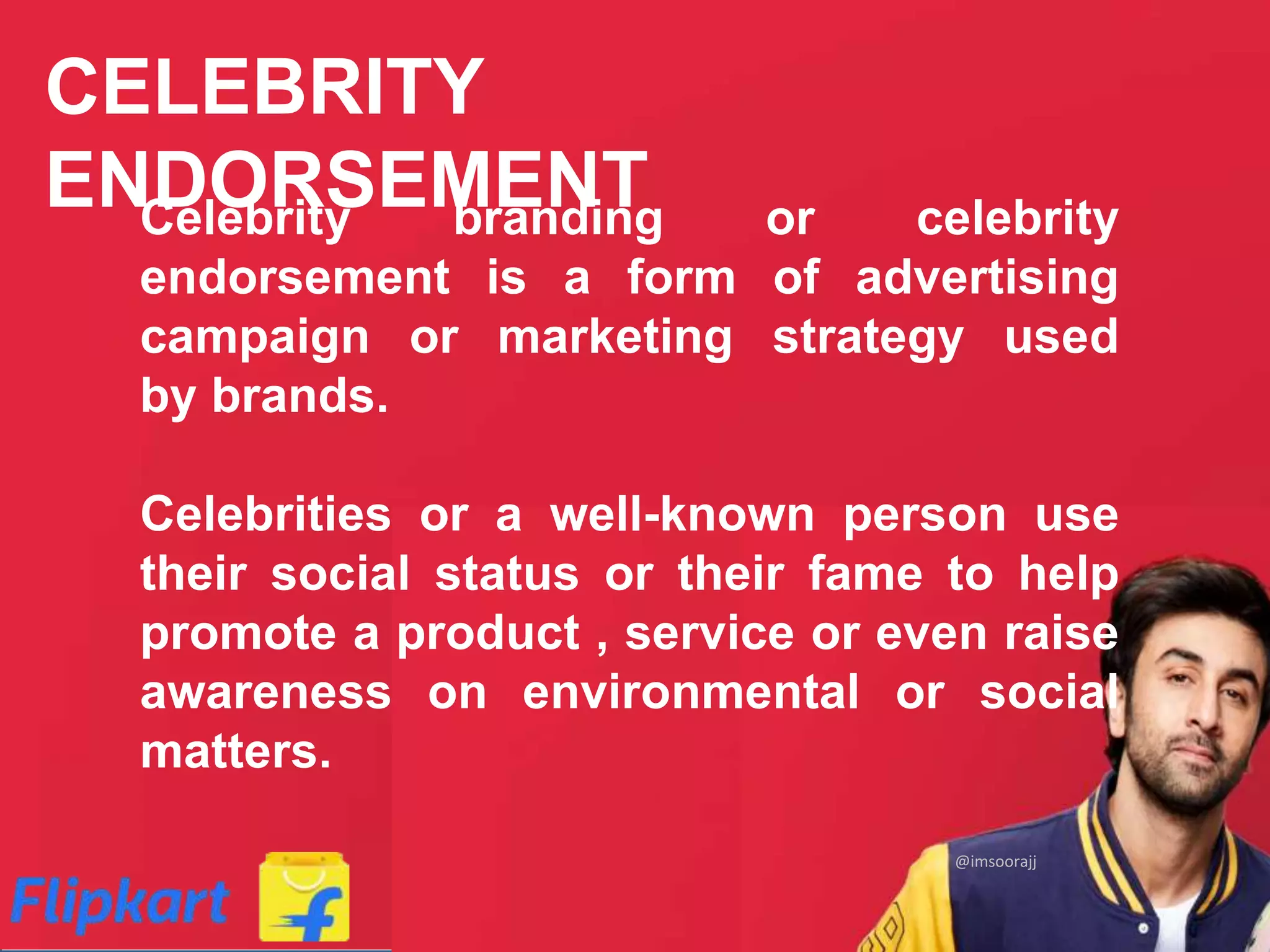 Celebrity Endorsement | Consumer Behavior | Case Study | PPT