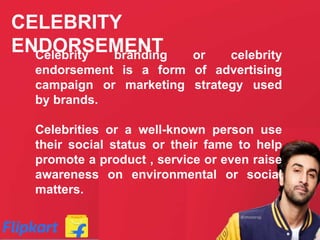 Celebrity Endorsement | Consumer Behavior | Case Study | PPT