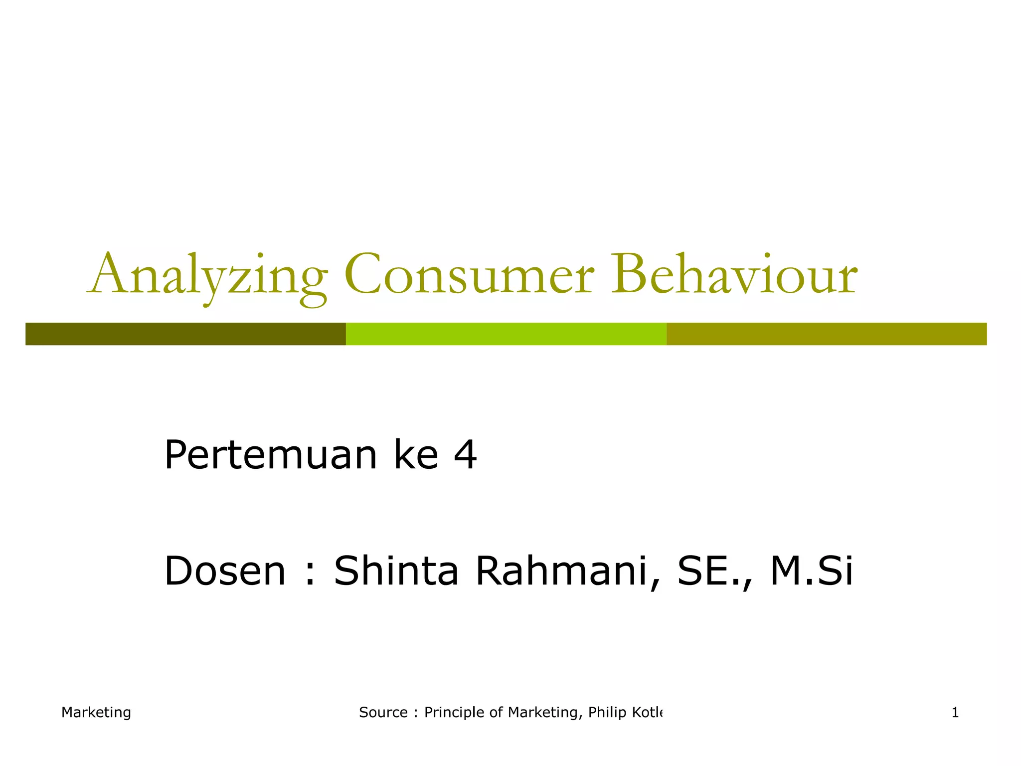 Consumer Behaviour | PPT