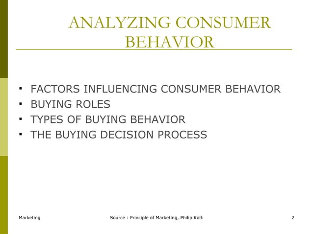 Consumer Behaviour | PPT